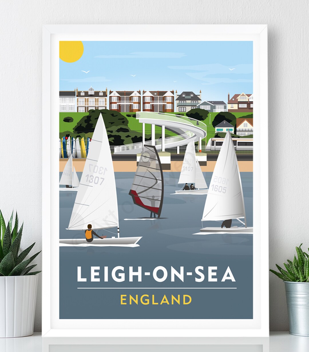 Gypsy Bridge Large Poster / A2, A1, A0 Print / England / Leigh-on-sea ...