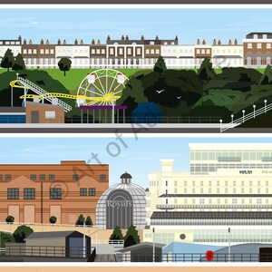 Southend-on-sea Buildings – Large Poster / A2, A1, A0 Print / England ...