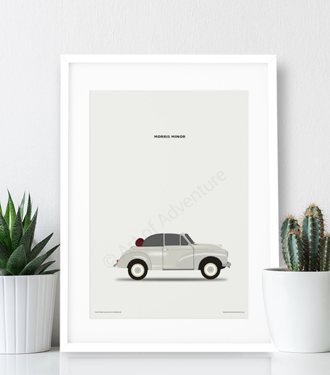 Morris Minor Convertible Poster / A3 Print / Car Poster / Car Print ...