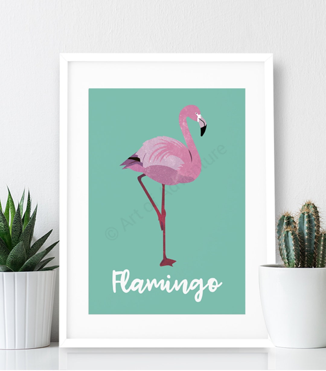 Flamingo Poster / A3 Print / Animal Print / Wildlife - Etsy