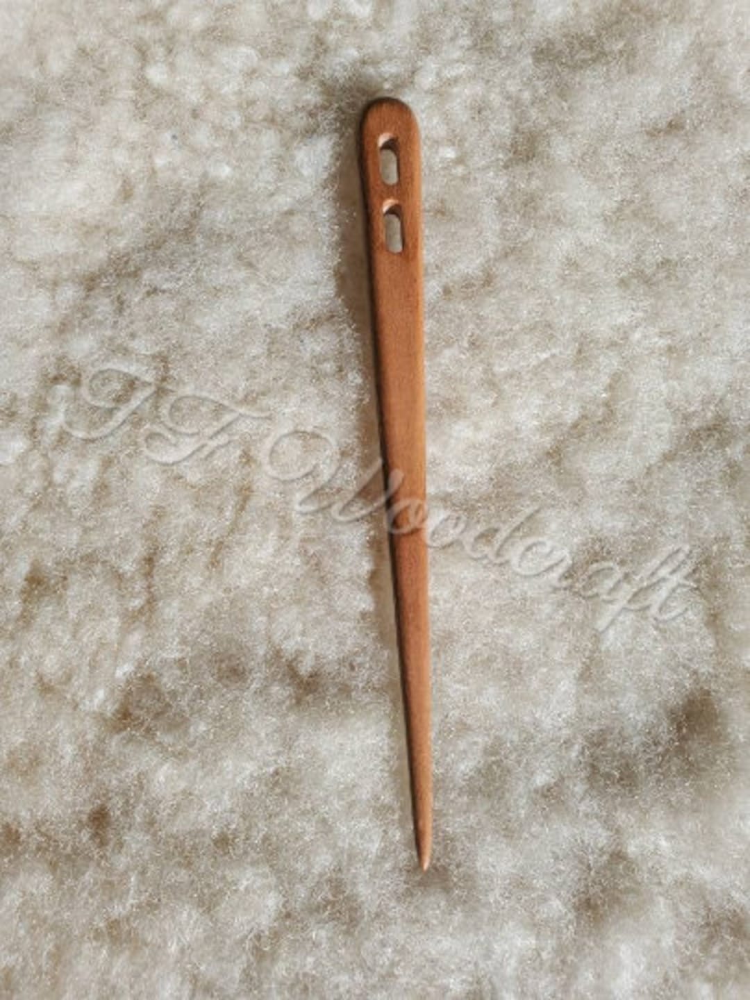 Wooden Nalbinding Needle 2 Hole - Etsy