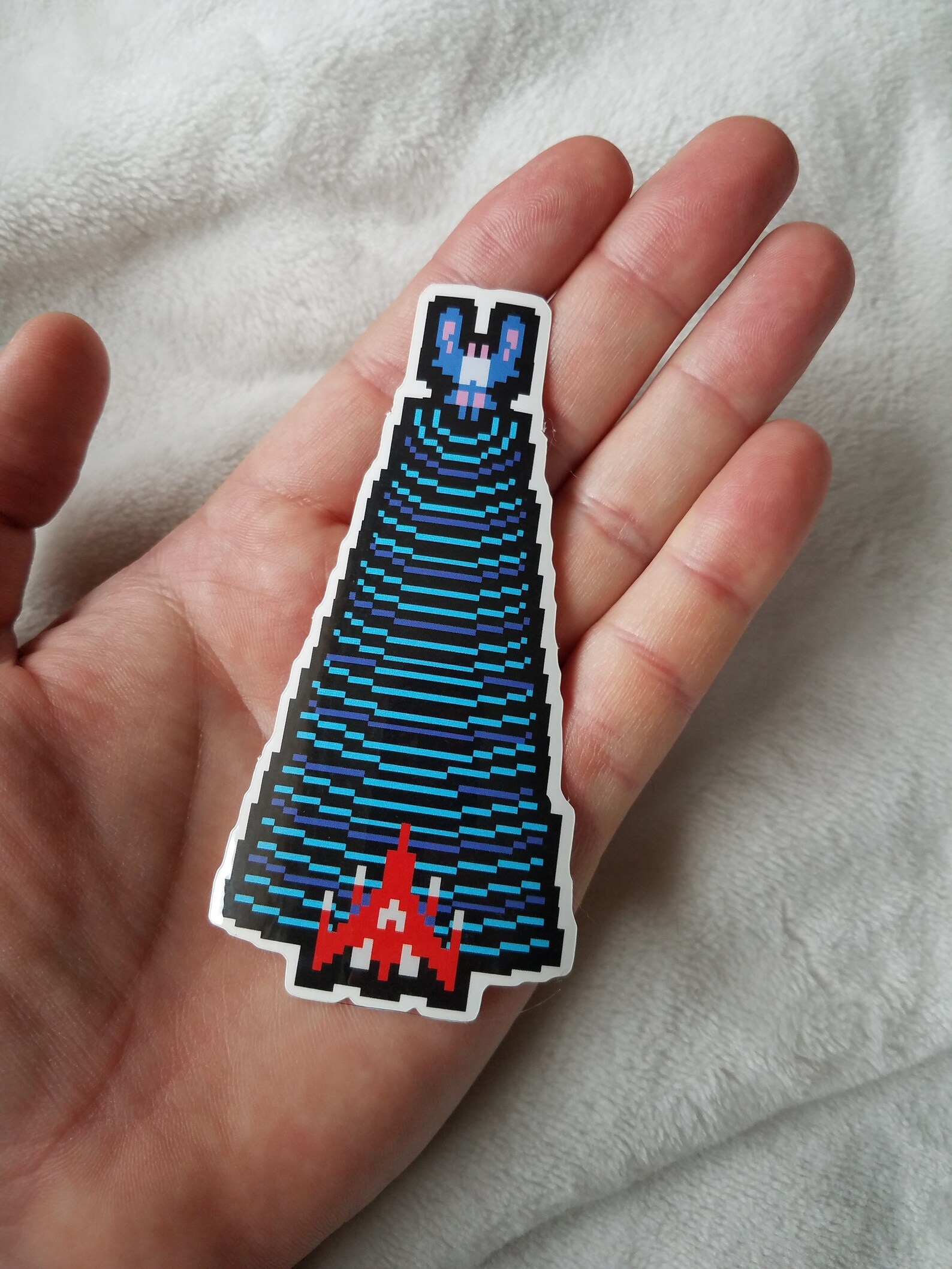 GALAGA 8 Bit Captured Starfighter Sticker | Etsy