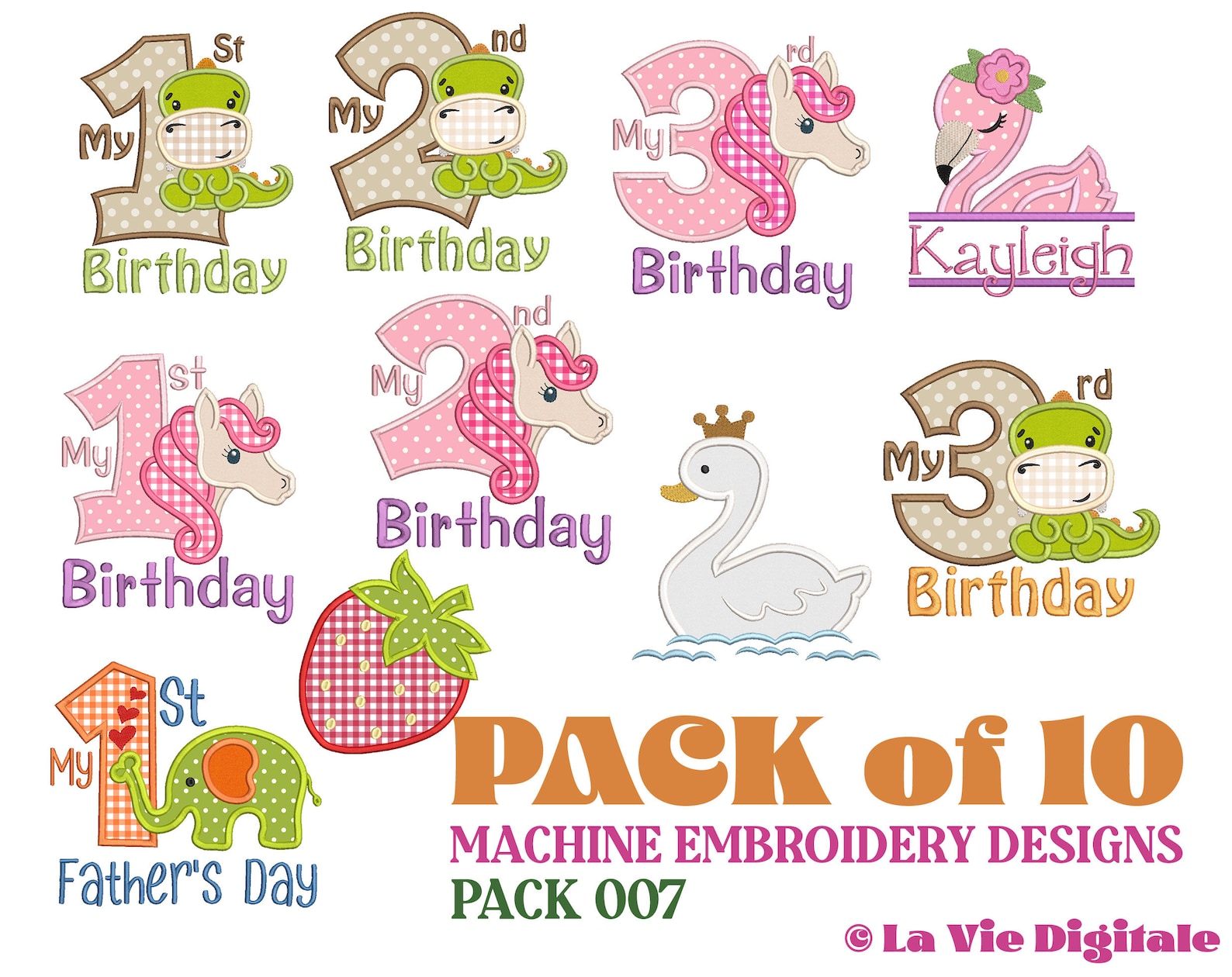 Embroidery Applique Design Bundle Kids Applique Design Bundle Kids ...