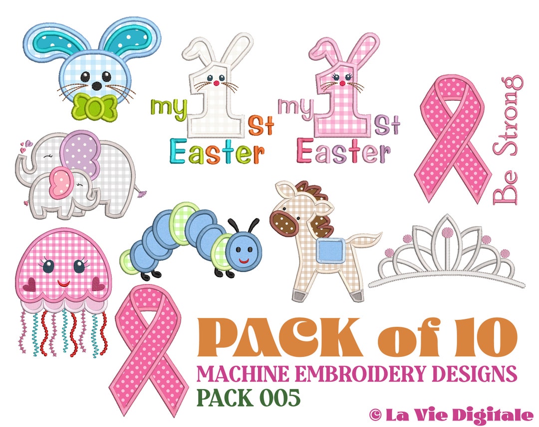 Embroidery Applique Design Bundle Kids Applique Design Bundle Kids ...