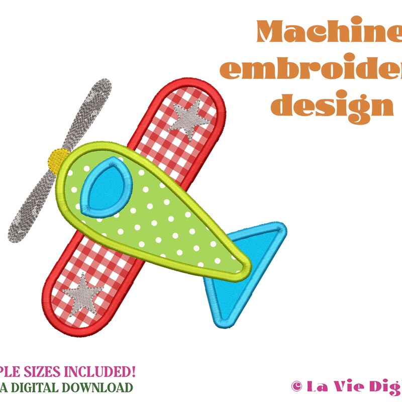 Plane Applique - Etsy