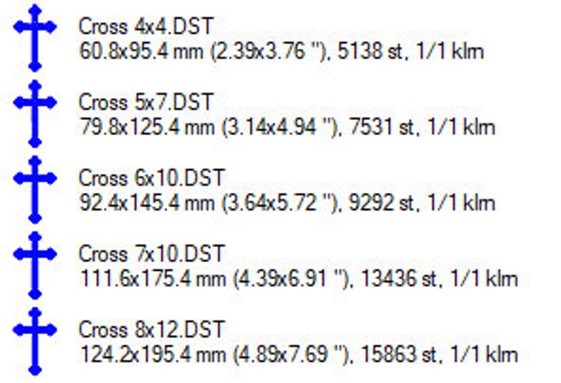 Embroidery Design - Christian Cross Embroidery Design - Machine ...