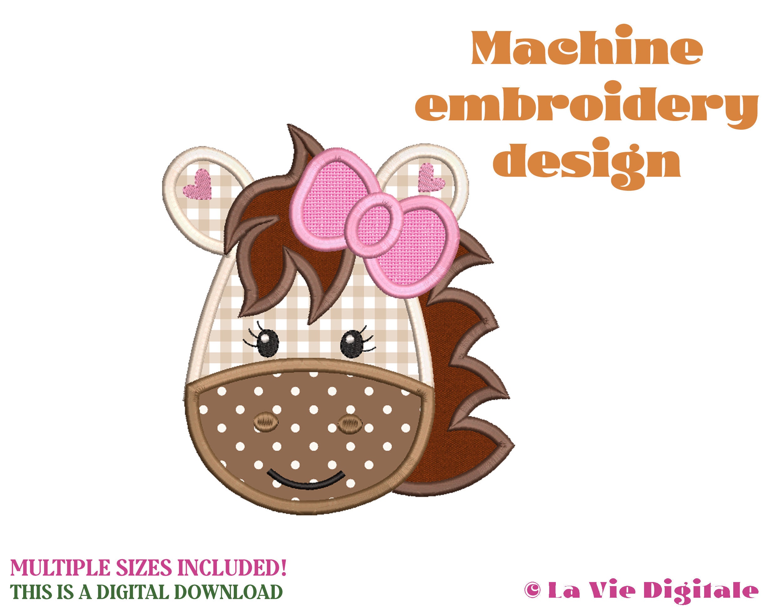 Embroidery Applique Design - Kids Applique Design - Machine Embroidery ...