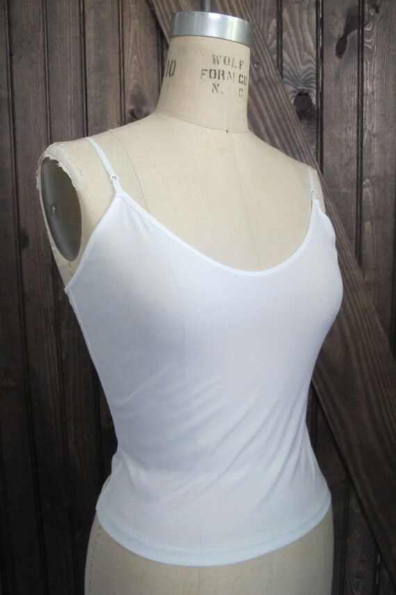 Vivienne Tam Sheer White Mesh Top with Intricate Blac… - Gem