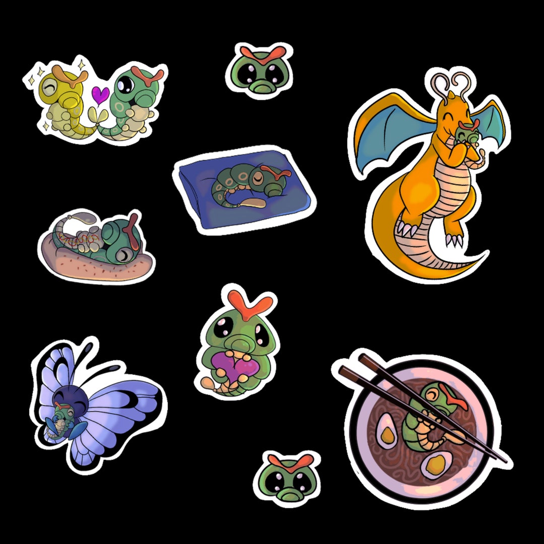 Custom Pokémon Sticker Sheet Pokémon Stickers - Etsy