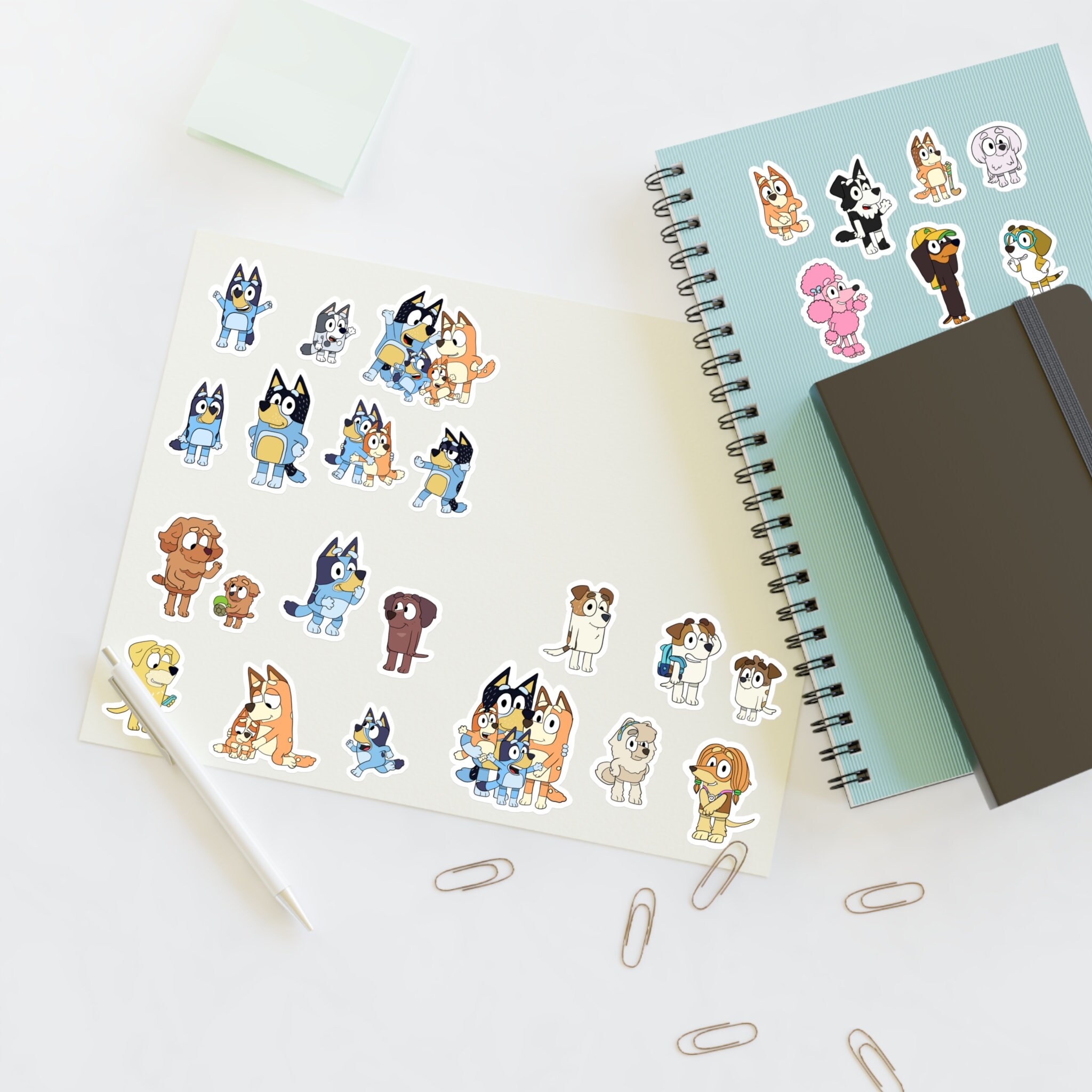 Bluey Sticker Sheet, Bluey Stickers, Bluey - Etsy Canada