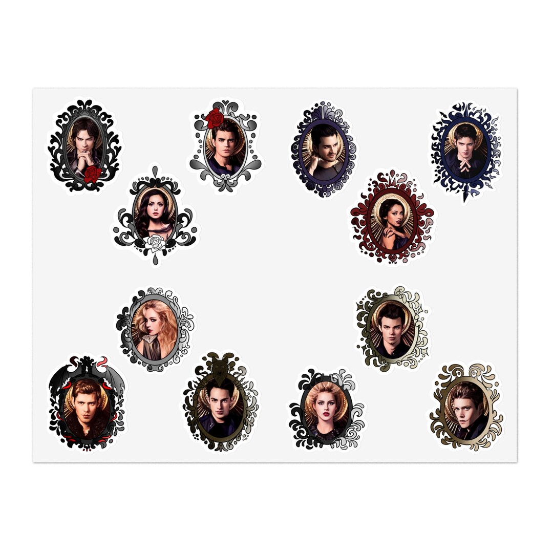 The Vampire Diaries Sticker Sheet the Vampire Diaries TVD - Etsy