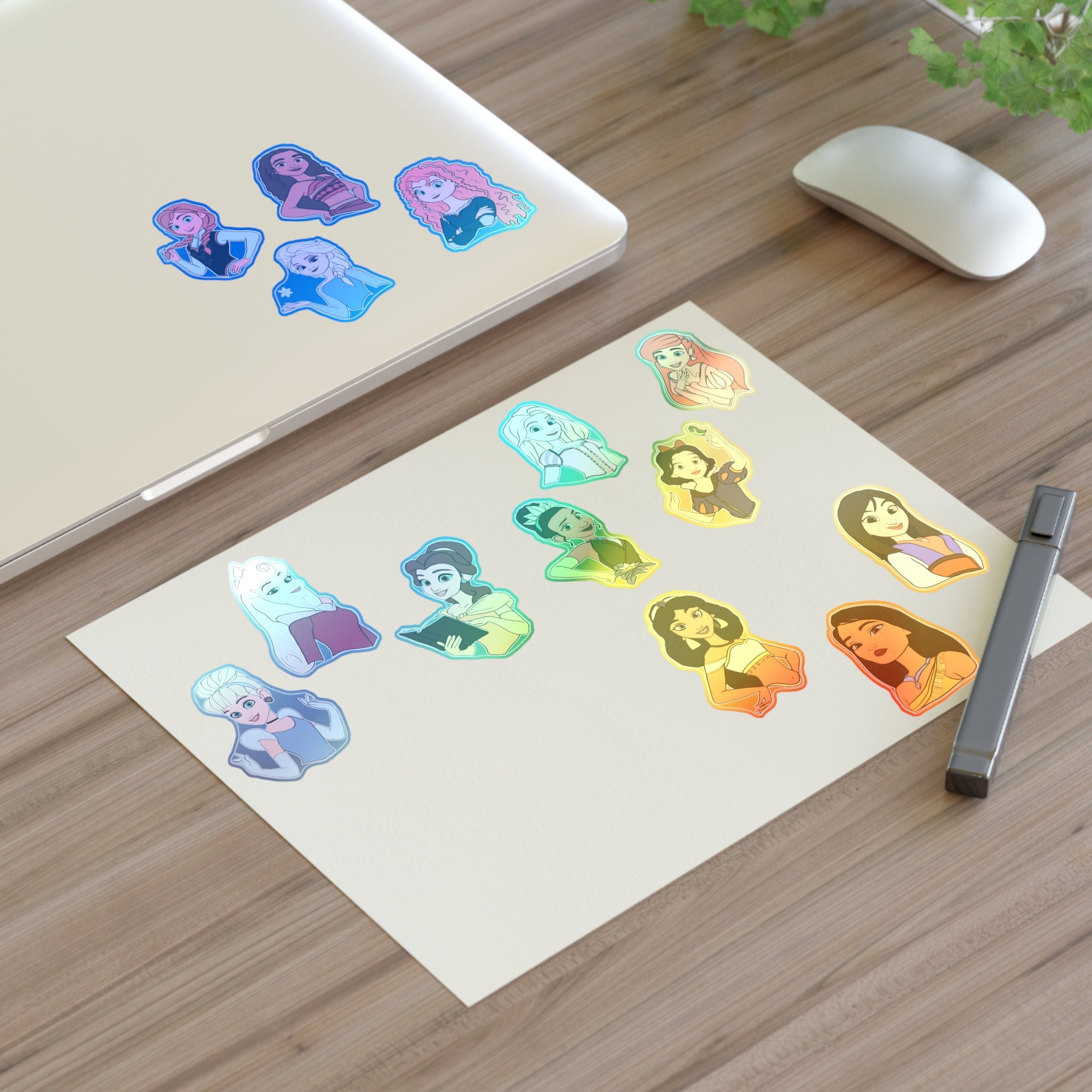 Disney Princess Sticker Sheet, Disney Princesses - Etsy