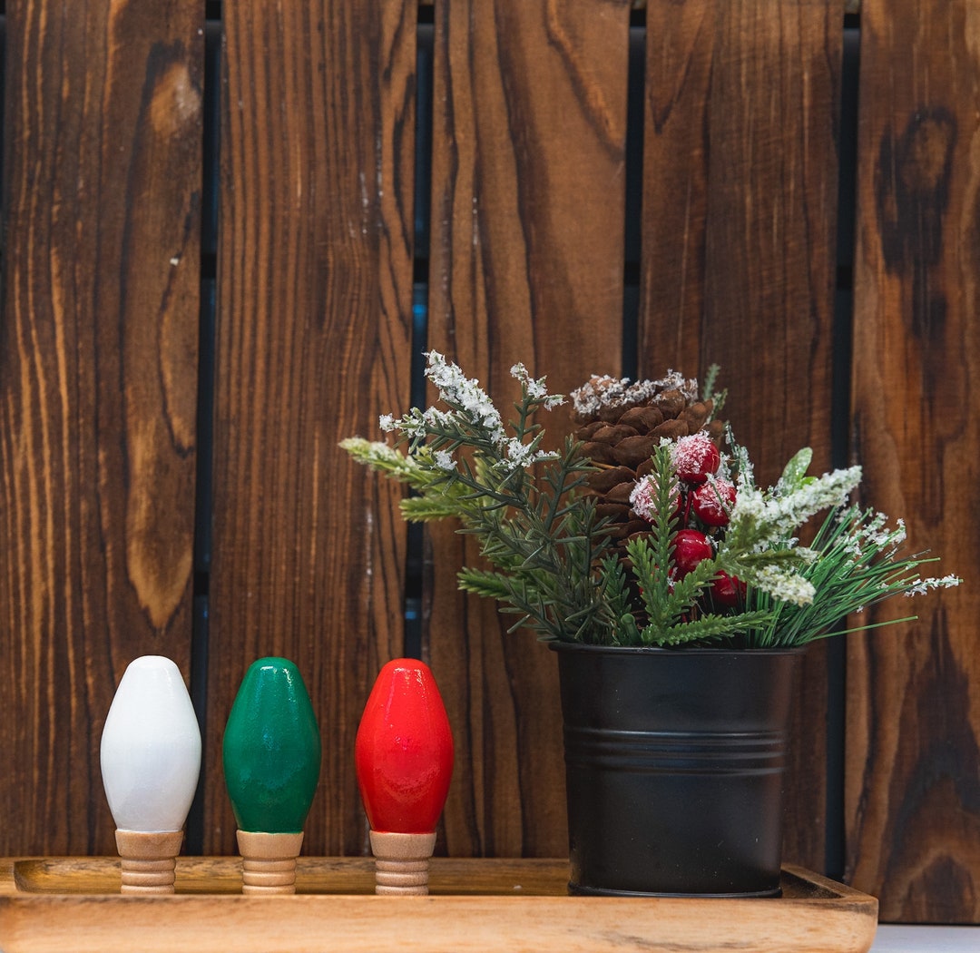 Christmas Light Bulb Set - Etsy