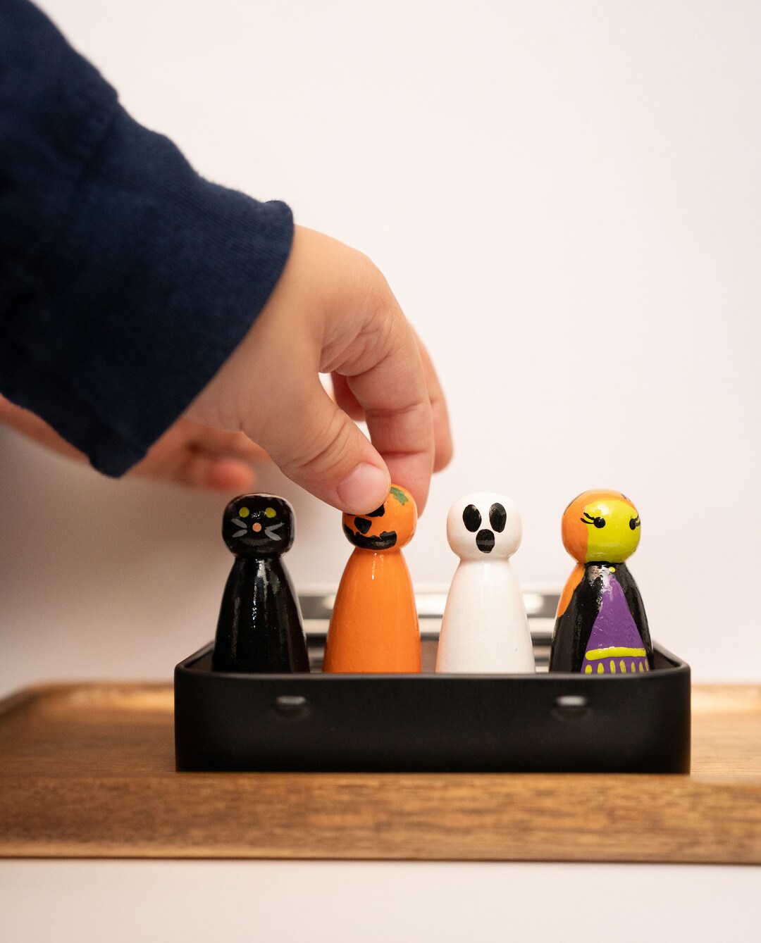 Halloween Peg Doll Set - Etsy