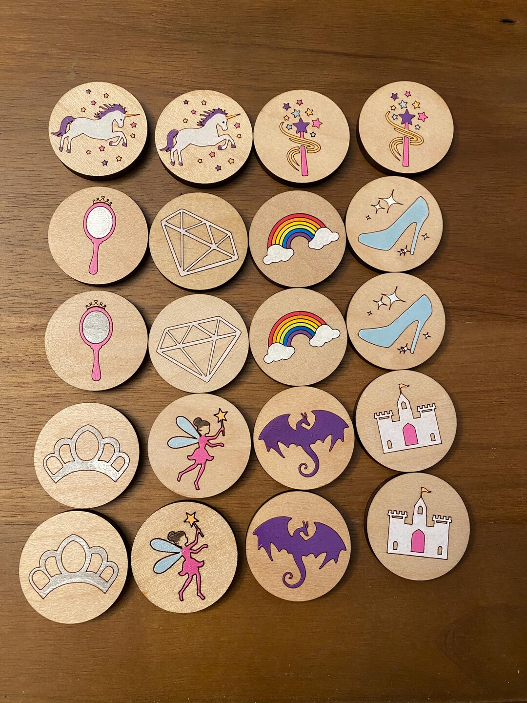 Fairytale Match Game in Travel Case - Etsy