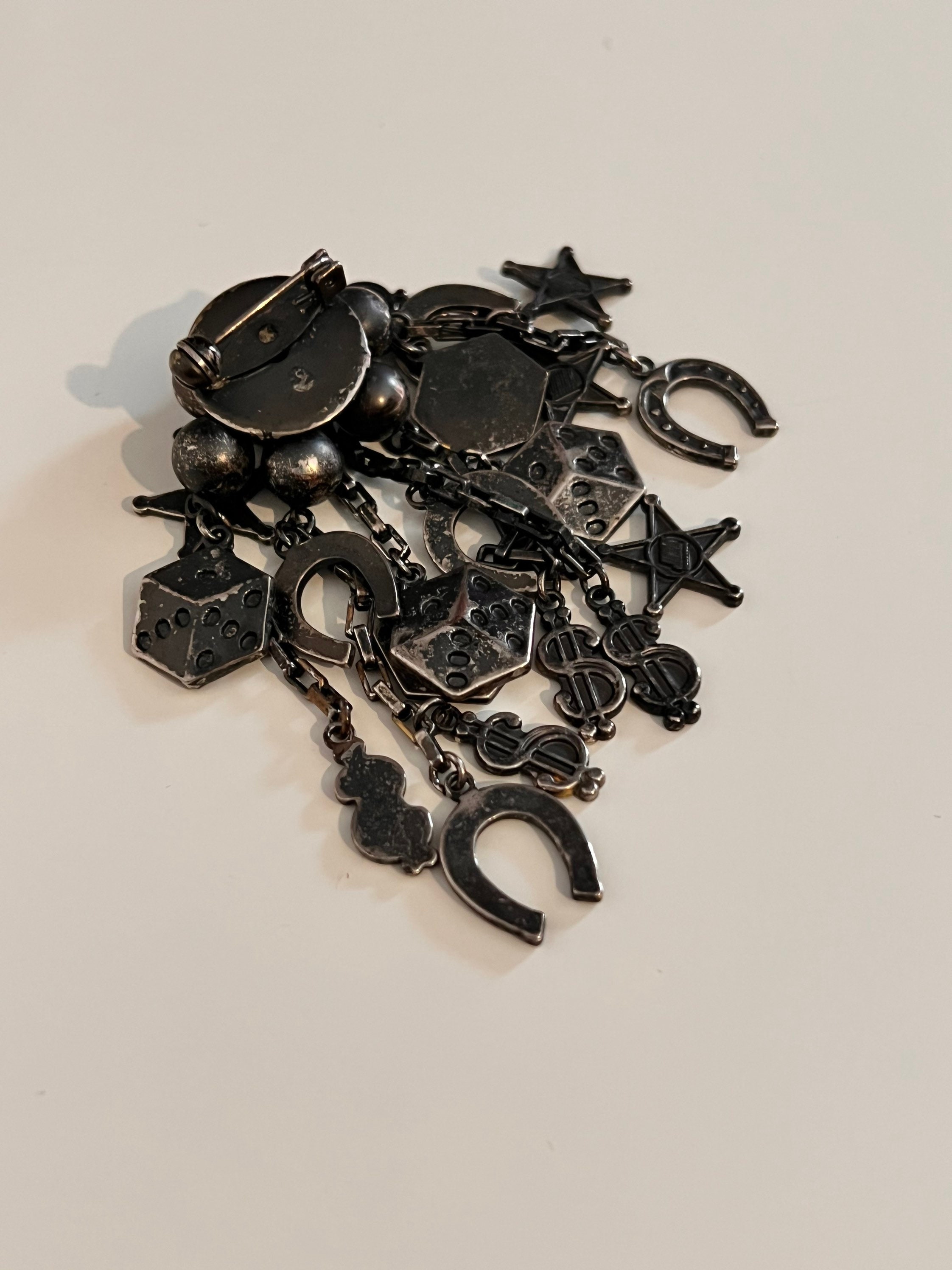 Very Rare and Collectible Junior Gaultier Unique Charm Bracelet Brooch ...