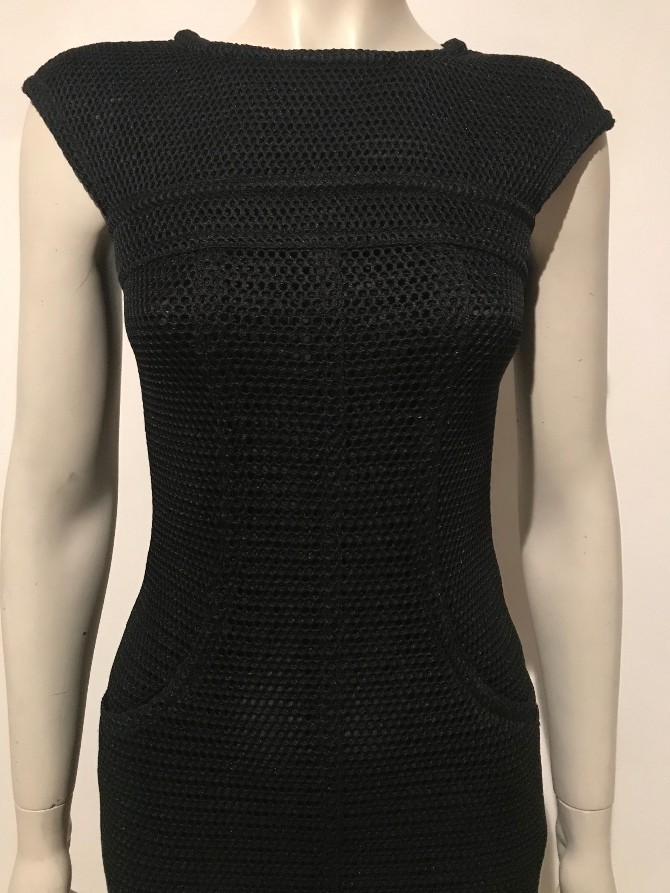 Vintage 2000s Chanel Sleeveless Mesh Fitted Mini Dress - Etsy