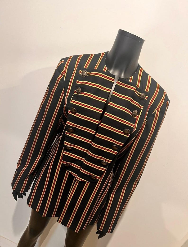 1980s Future Ozbek by Rifat Ozbek Military Jacket - Etsy