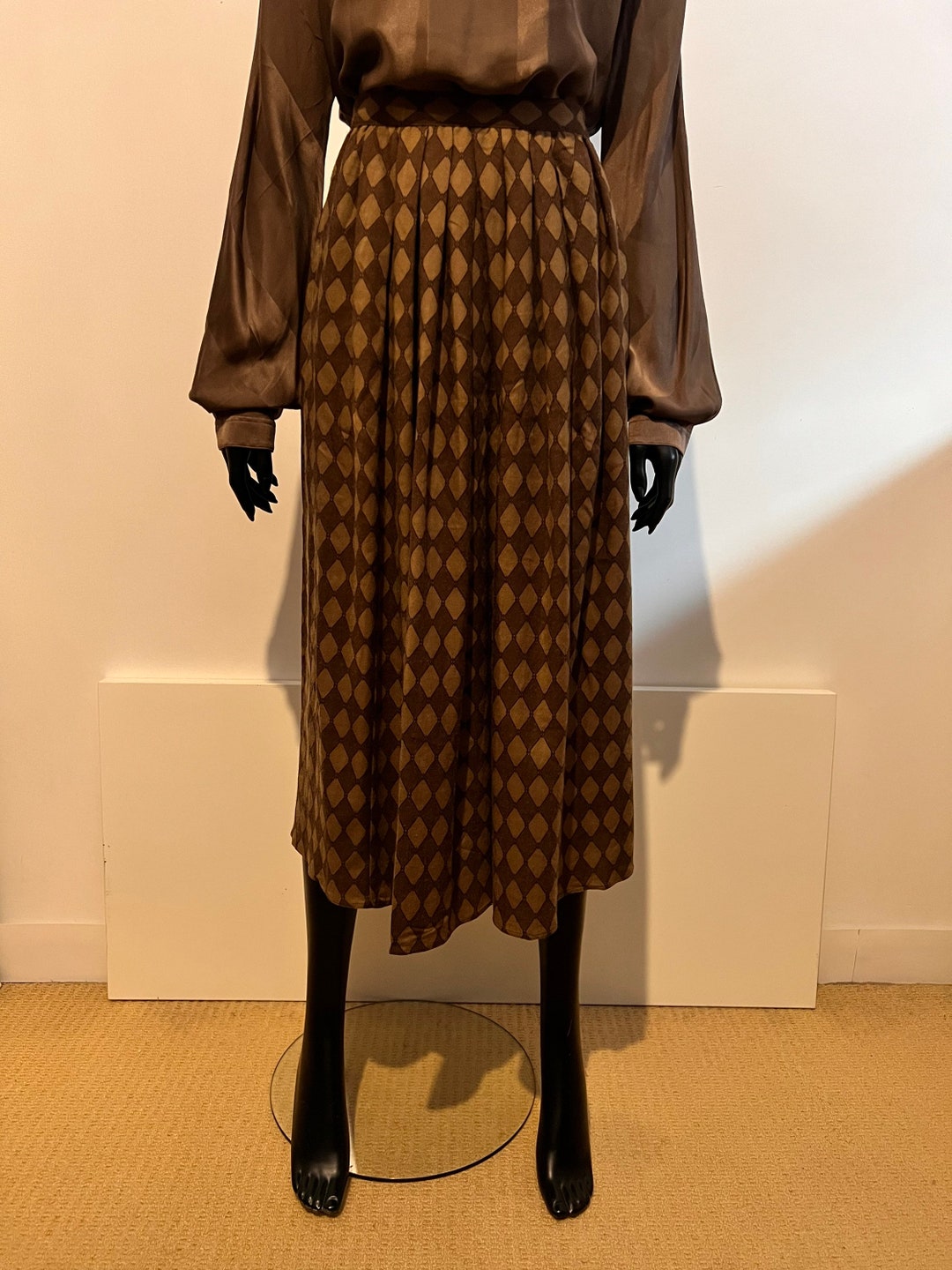 Vintage 1980s Complice by Gianni Versace Printed Wool - Etsy