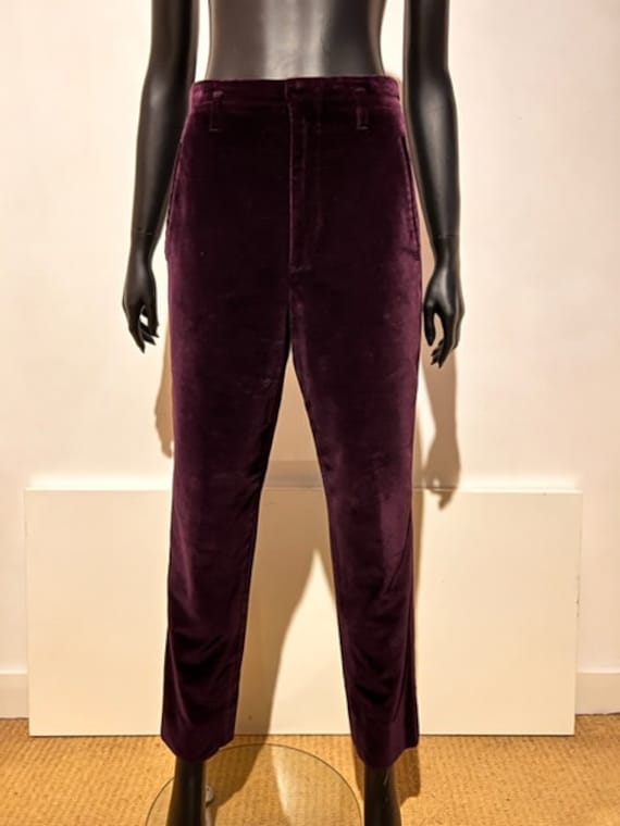 Jean Paul GAULTIER Classique Vintage 1990's Purple Velvet Jean Paul GAULTIER Classique Vintage 1990's Purple Velvet