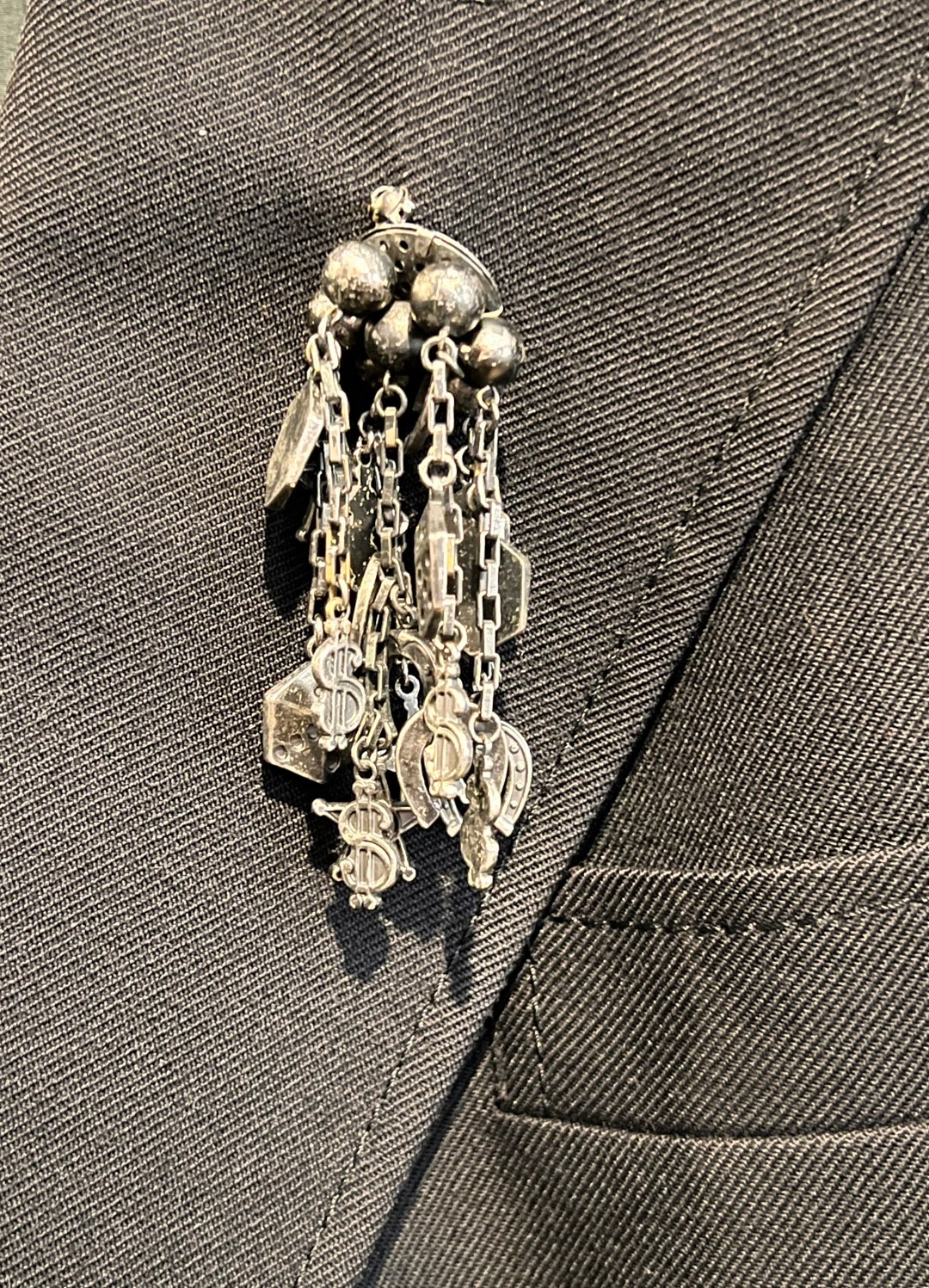 Very Rare and Collectible Junior Gaultier Unique Charm Bracelet Brooch ...