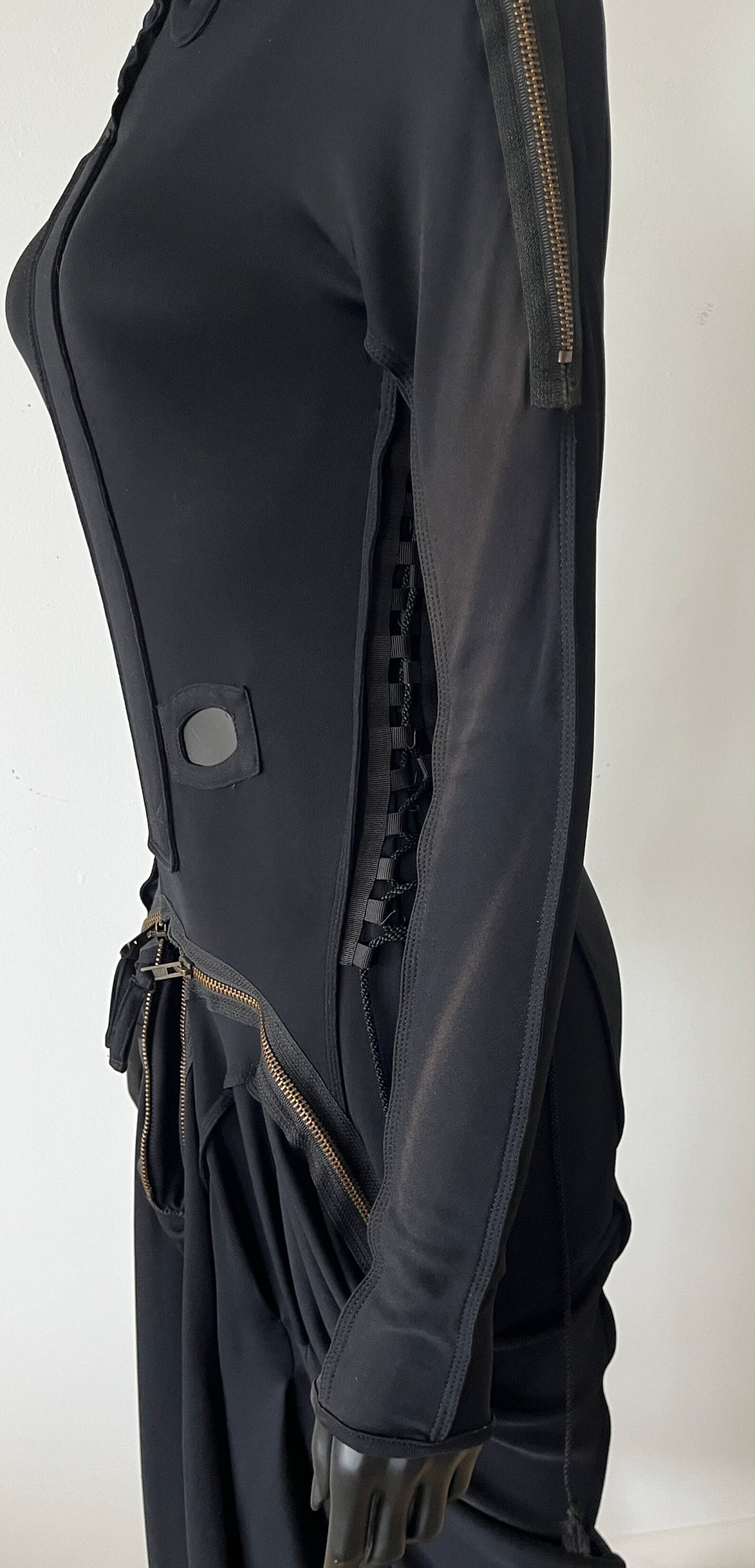 Vintage JEAN PAUL GAULTIER 1990s Zipper Mesh Maxi Dress - Etsy
