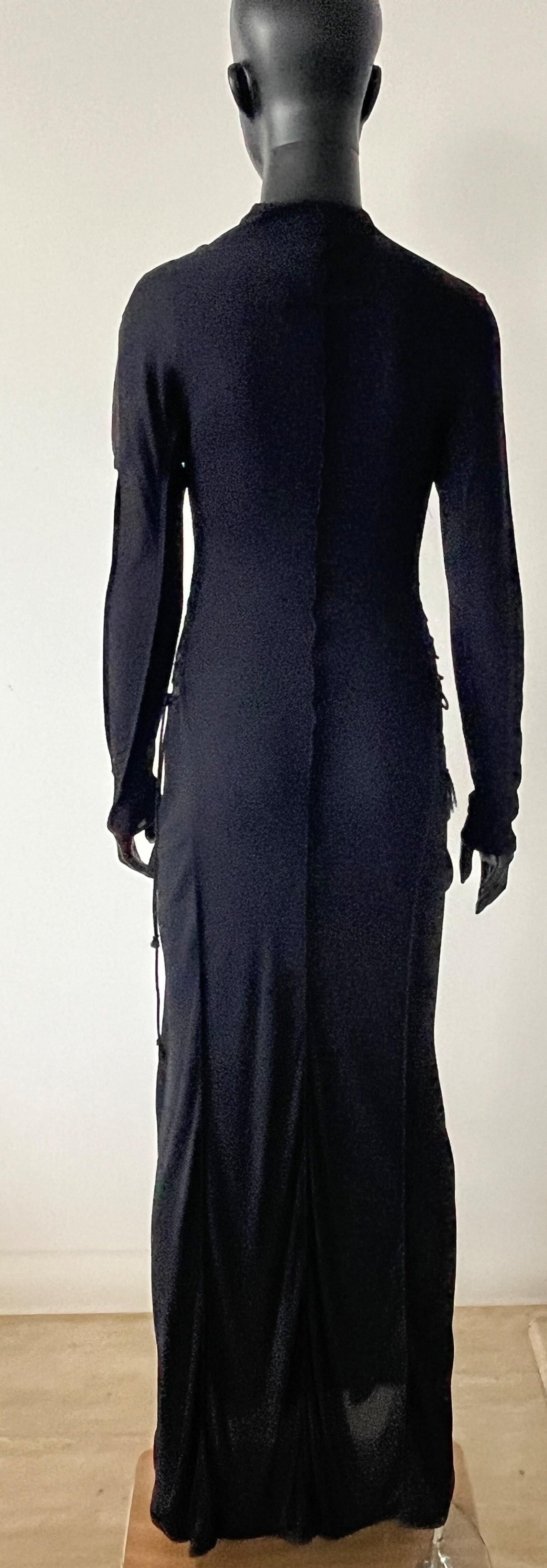 Vintage JEAN PAUL GAULTIER 1990s Zipper Mesh Maxi Dress - Etsy