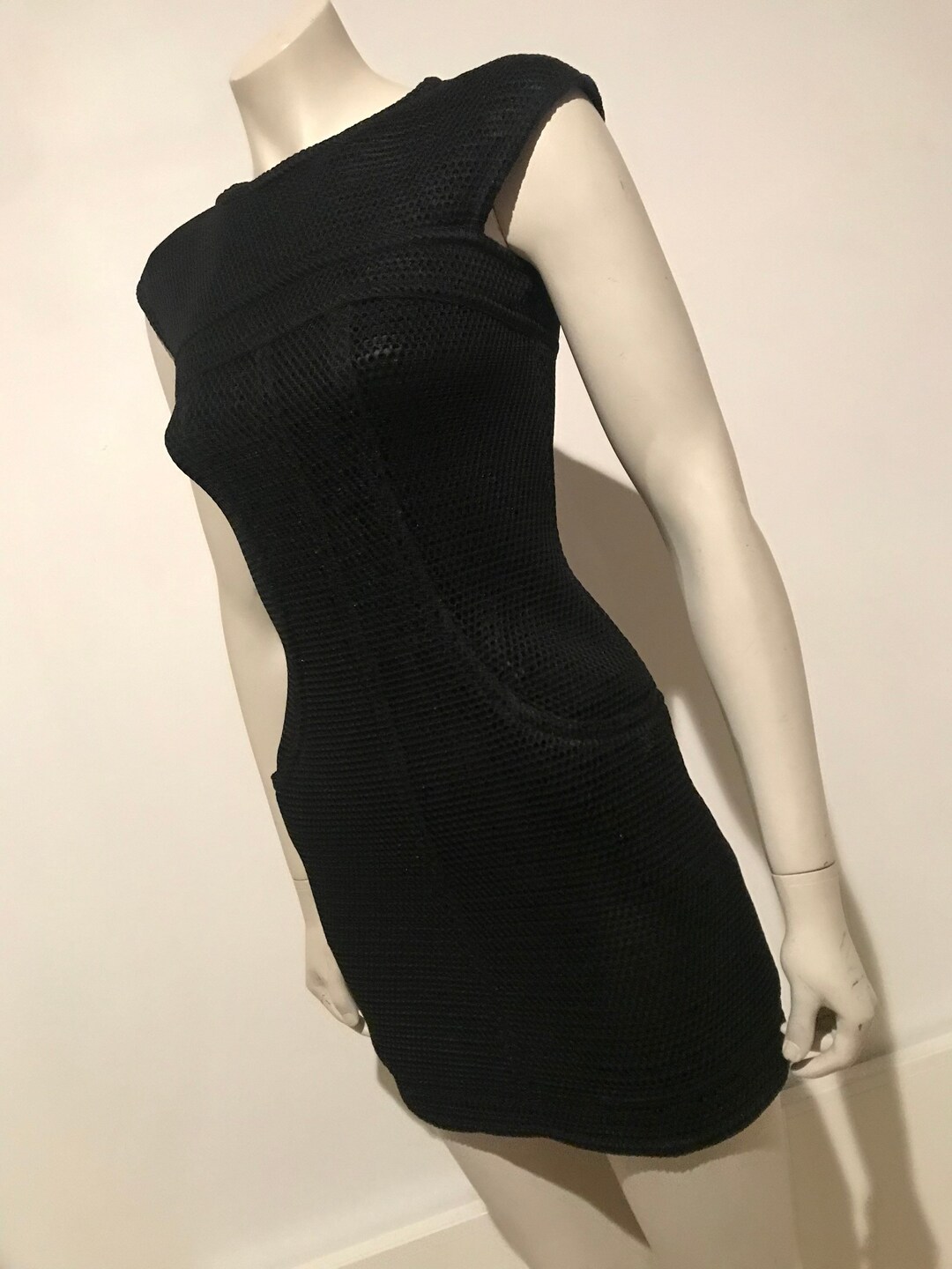 Vintage 2000’s Chanel Sleeveless Mesh Fitted Mini Dress - Etsy