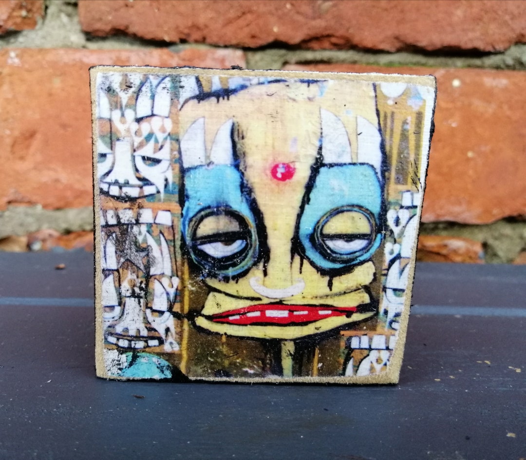 Graffiti Print.graffiti Photo Printed on Wood. Quirky Gift. Gift for ...