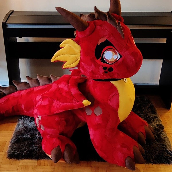 Weighted Plush Dragon - Etsy UK