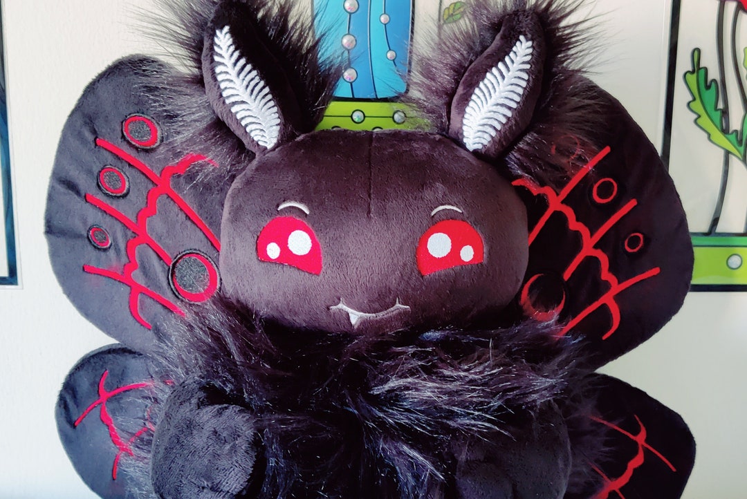 MADE TO ORDER! Plush Baby Mothman Cryptid - 12" Made With Love and Faux ...