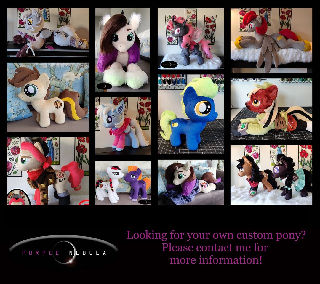 INFORMATION for Custom and OC Pony Plushies Please Do NOT Purchase This ...