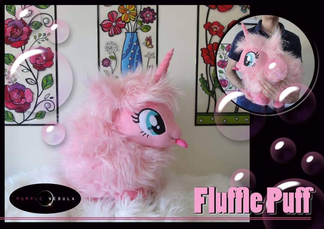 Please READ Listing BEFORE Purchase! Made to Order Small Fluffle Puff Plush Pony - Handmade ...
