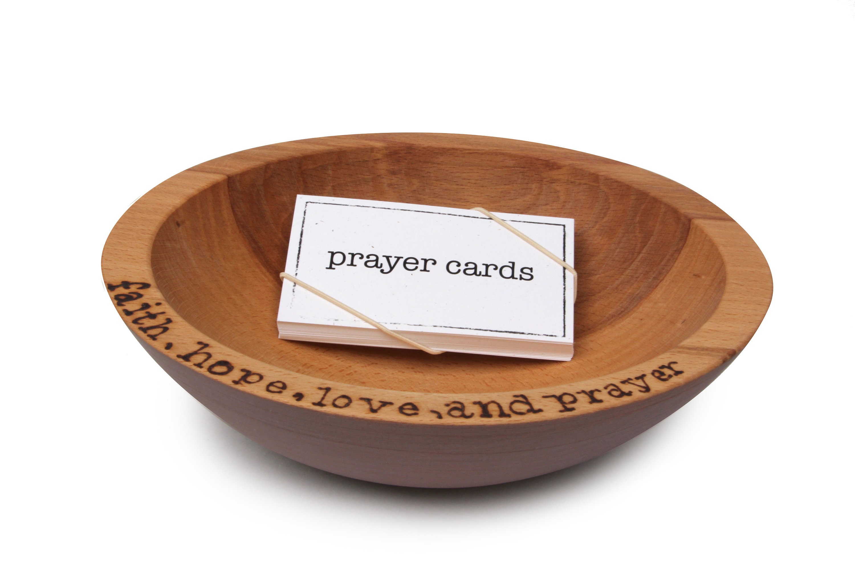 The Alexis Prayer Bowl Made in the USA Handmade Wooden Bowls Mother's ...