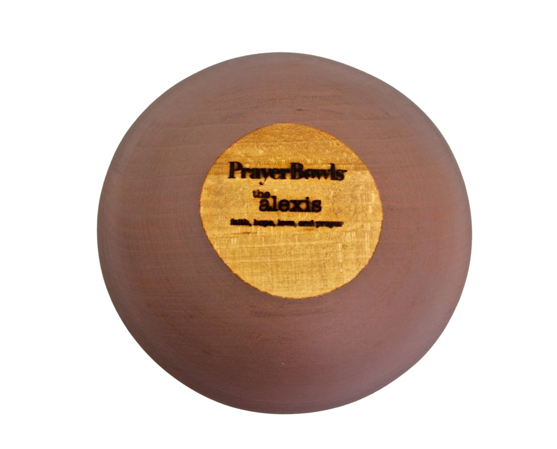 The Alexis Prayer Bowl Made in the USA Handmade Wooden - Etsy