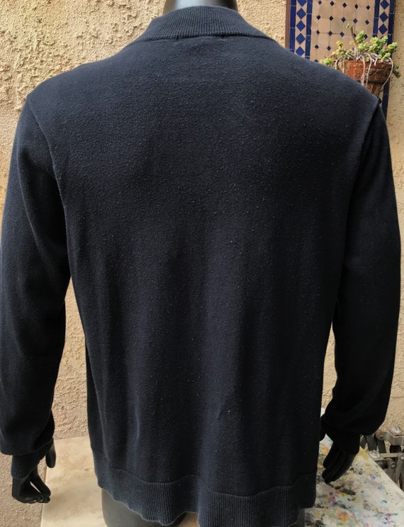 Mervyns Profile Men's Black Sweatshirt with Black & W… - Gem