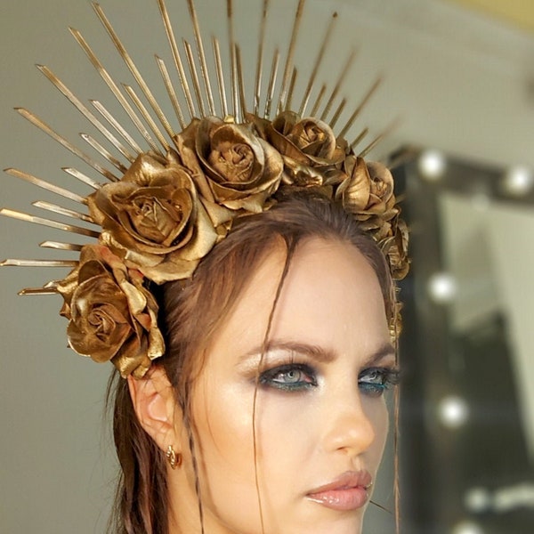 Spike Flower Crown - Etsy