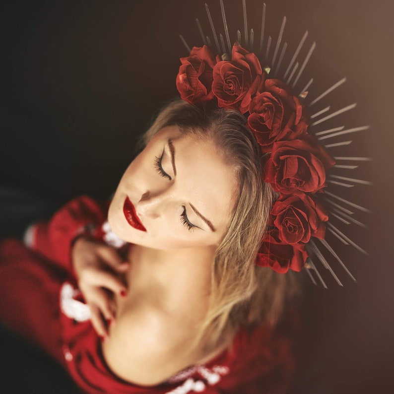 Golden Flower Crown Beyonce Photo Shoot Maternity Sunburst | Etsy