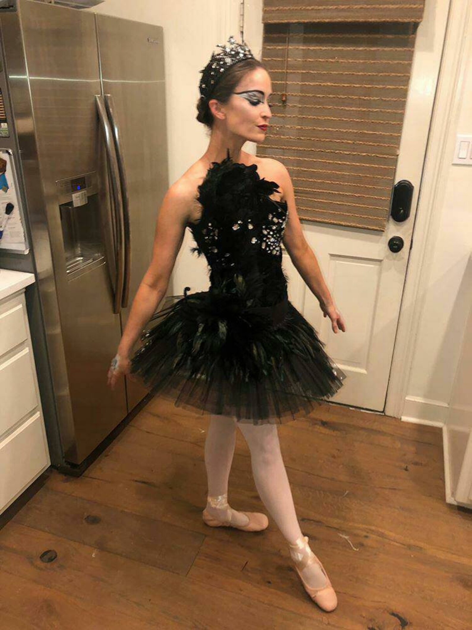 Headpiece Black Swan Cosplay Crown Tiara Gothic Dance Headband | Etsy