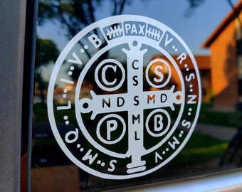 St Benedict Decal - Etsy