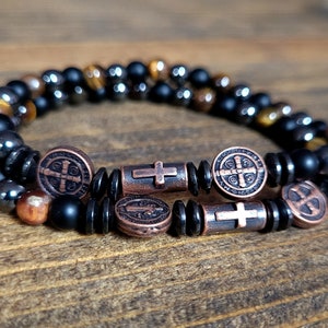 Saint Benedict Triple Protection Bracelet - Religious Bracelet ...