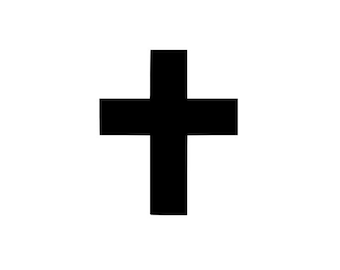 Cross Decal Cross Sticker Catholic Christian Cross Inspirational Decal ...
