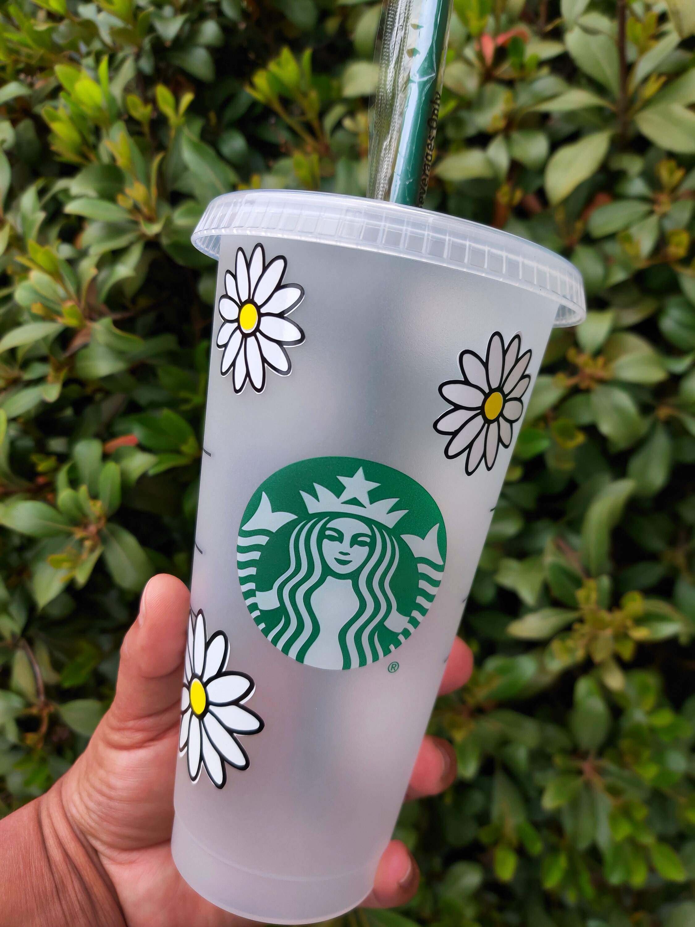 Daisy Starbucks Cold Cup Daisy Cup Starbucks Cup Custom - Etsy 日本