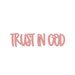 Trust in God Decal - Trust in God Sticker - Religious Decal - Christian ...