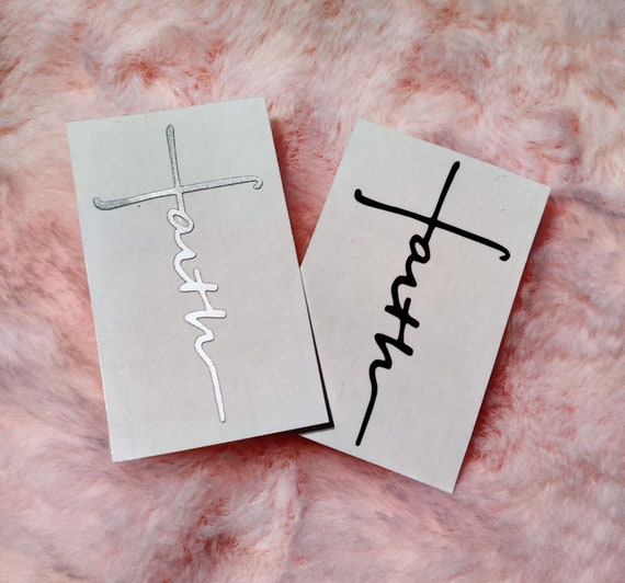 Faith Decal Faith Sticker Motivational Decal Religious - Etsy