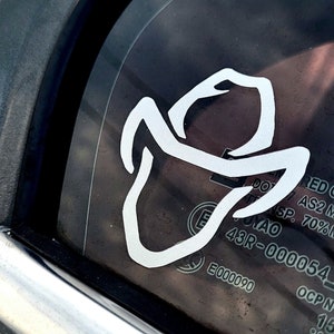 Cowboy Hat Decal - Cowboy Decal - Western Decal - Rancher Decal - Decal ...