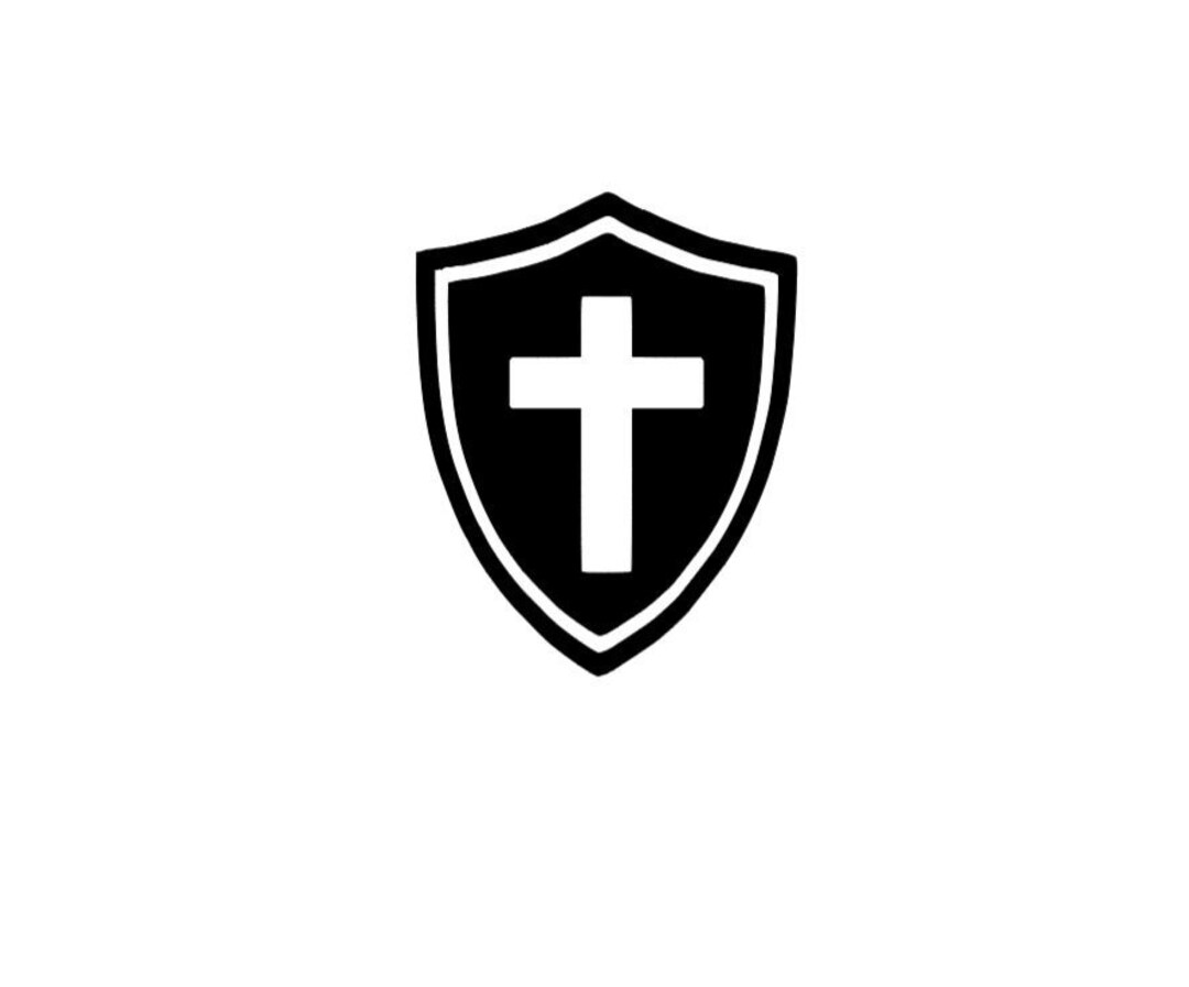Shield With Cross Decal - Catholic Decal - Christian Decal - Religious ...