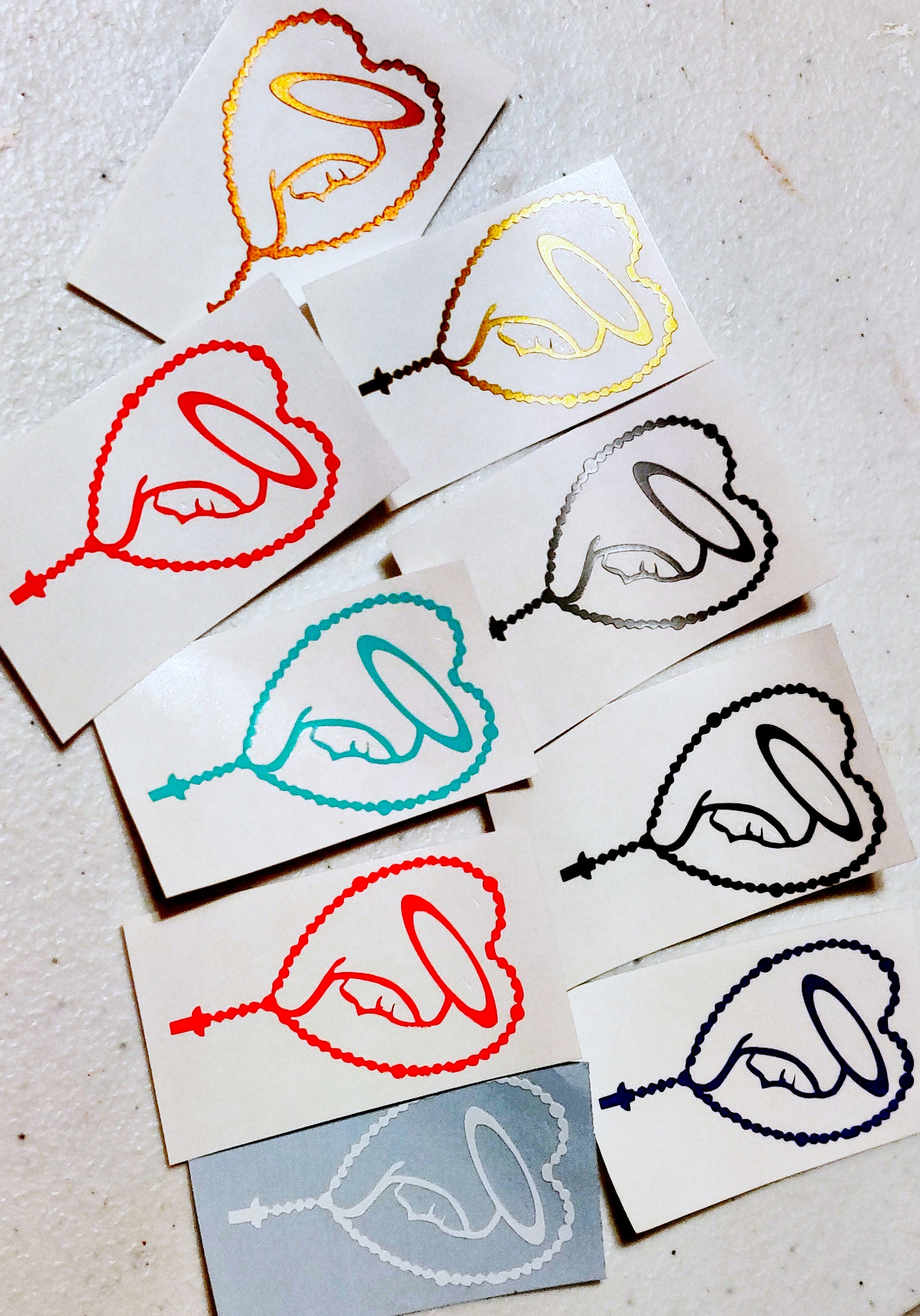 Rosary Decal Religious Decal Stickers Car Decal Decals | Etsy