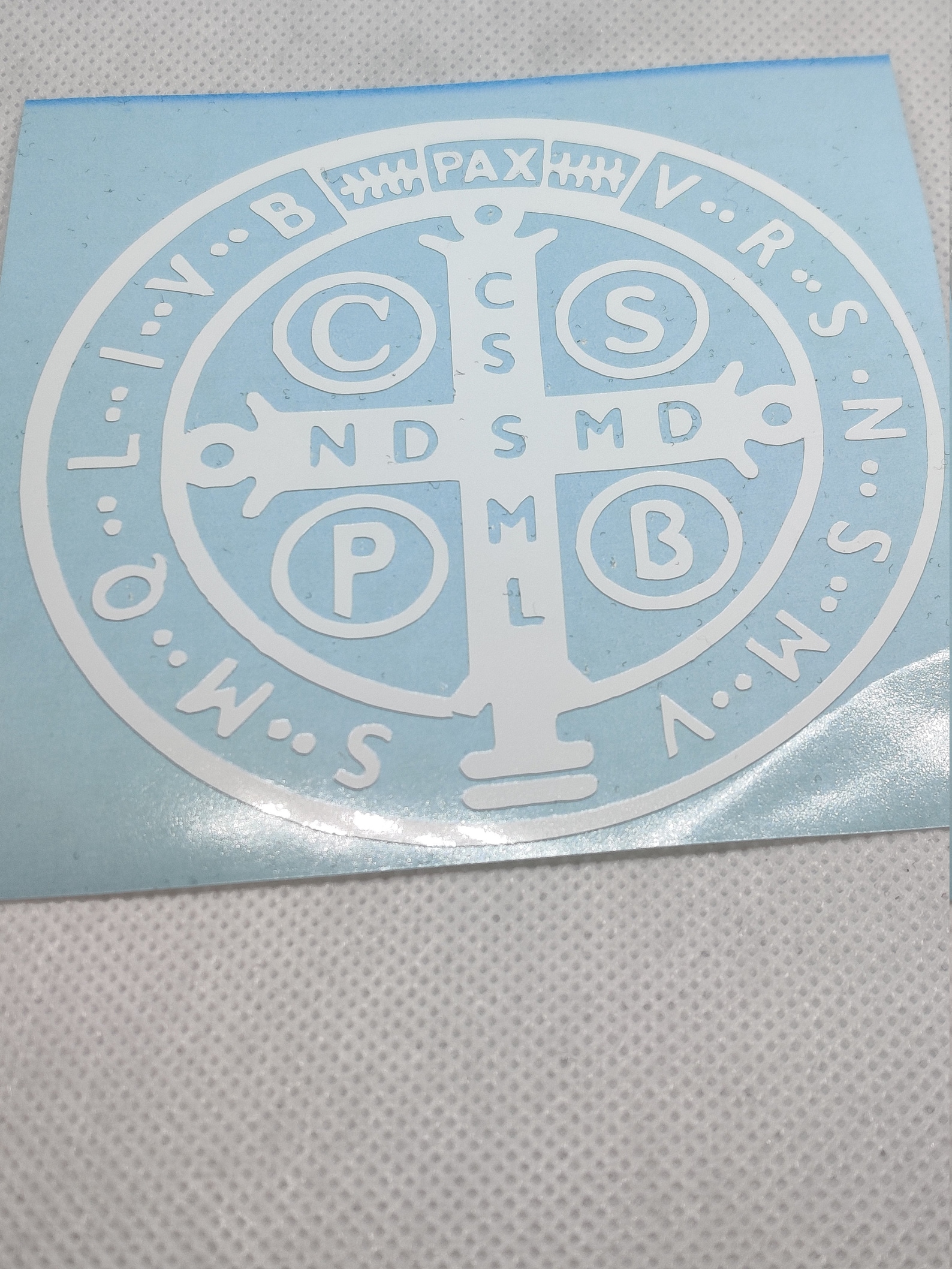 Saint Benedict Catholic Catholic Decal Catholic Sticker - Etsy