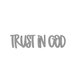 Trust in God Decal Trust in God Sticker Religious Decal - Etsy